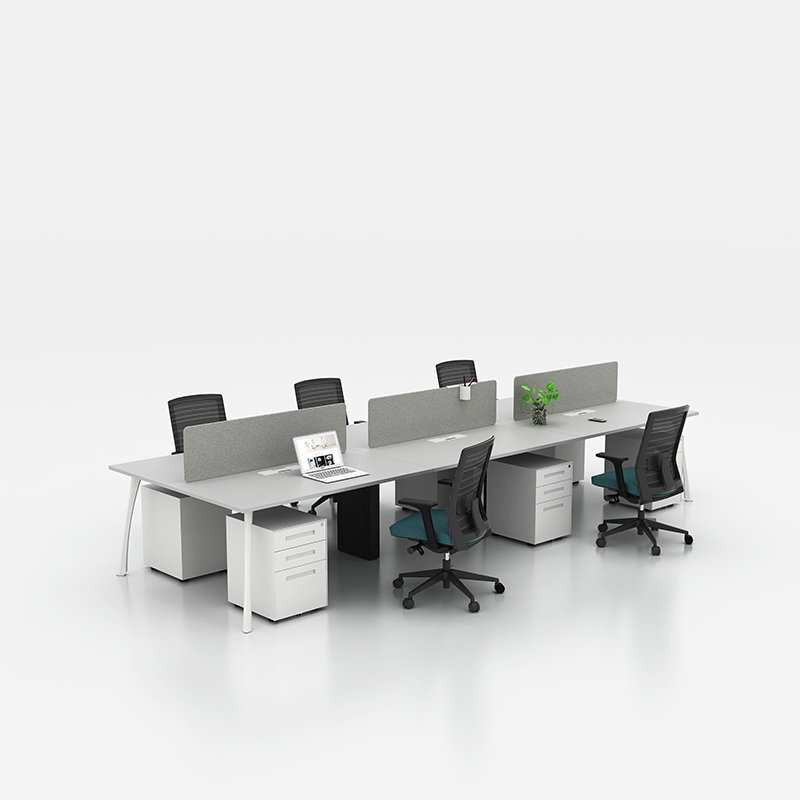 Staff Office Table 6 Seater Workstation Modular Furniture - XINDA ...