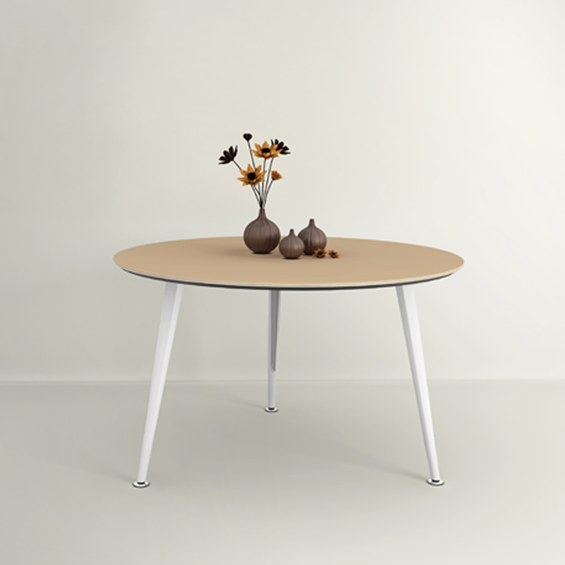 Modern Design Metal Frame Round Shaped Chatting Table - XINDA CLOVER