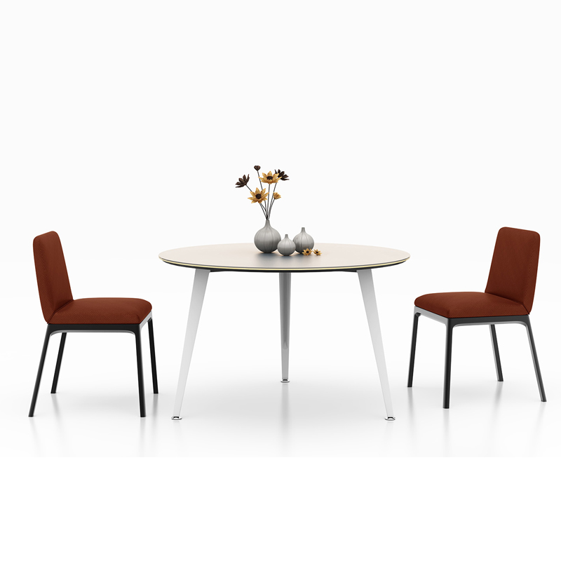 Modern Design Metal Frame Round Shaped Chatting Table - XINDA CLOVER