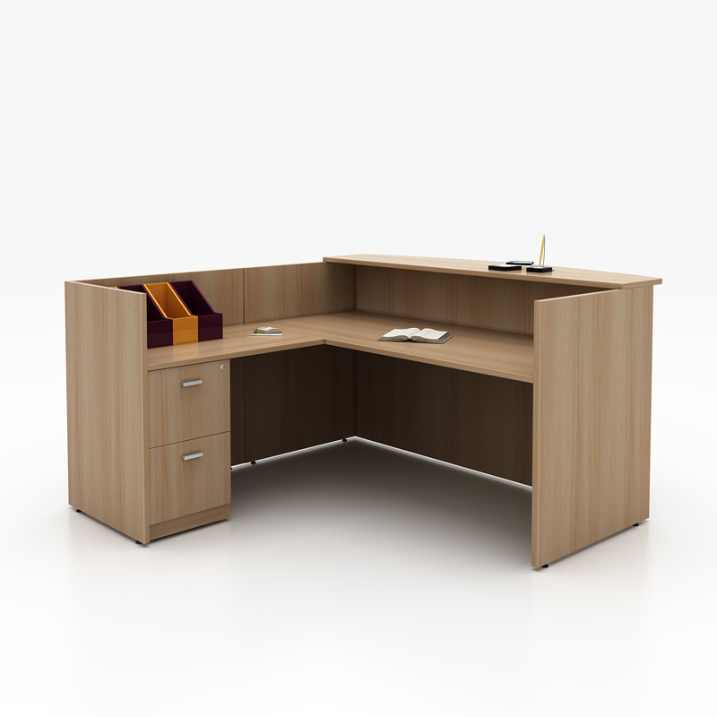 Simple Design Wooden Reception Desk - XINDA CLOVER