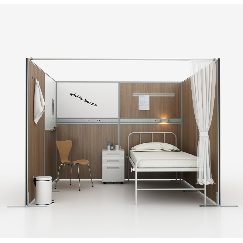Movable Medical Room Divider Screen For Hospital Partition - XINDA CLOVER