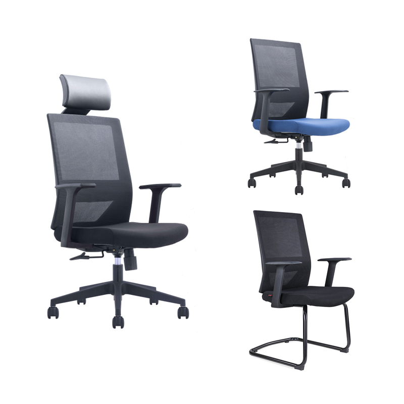 Mesh Office Chair Swivel Ergonomic Staff Chair - XINDA CLOVER INDUSTRY ...